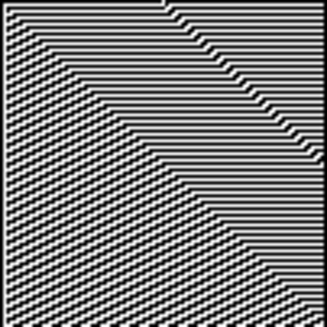 Ravelry: fbz's 1d elementary cellular automata blanket test