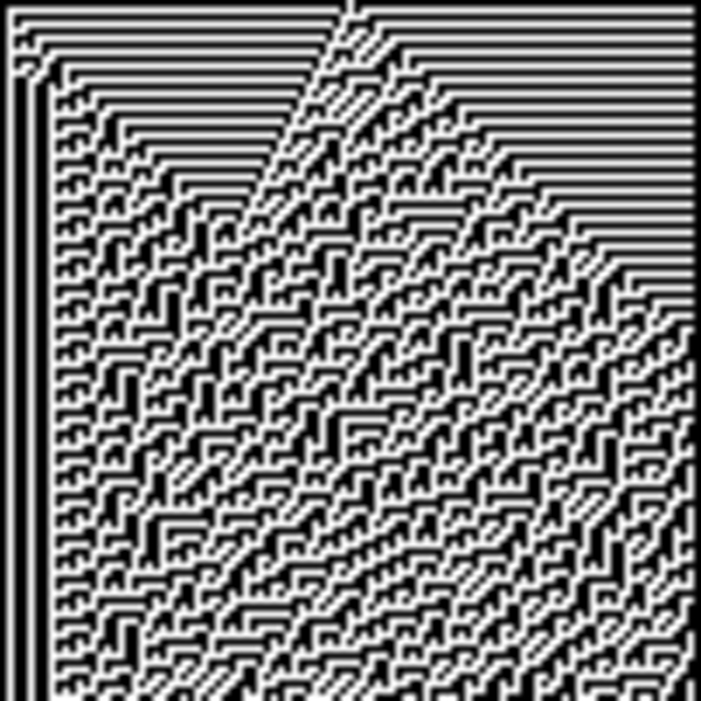 Ravelry: fbz's 1d elementary cellular automata blanket test