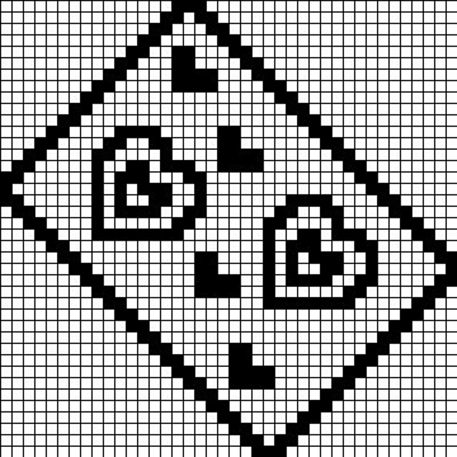 Ravelry: Heart Stamp Chart pattern by Nadine Schwingler