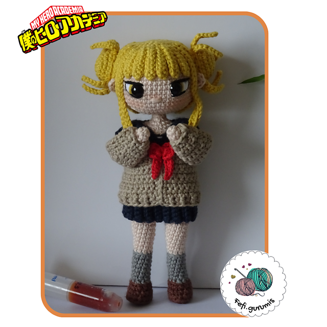 Ravelry: Amigurumi Himiko Toga pattern by María Fernanda Rojas