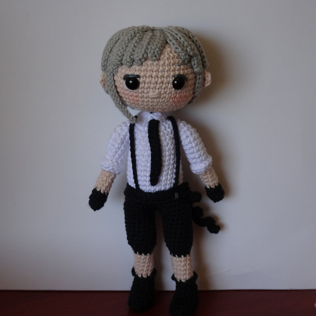 Ravelry: Atsushi - Bungo Stray Dogs pattern by María Fernanda Rojas