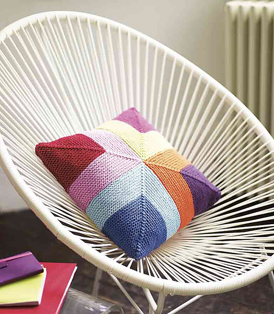 Ravelry: Cushion Cover With Squares pattern by Woman's Weekly