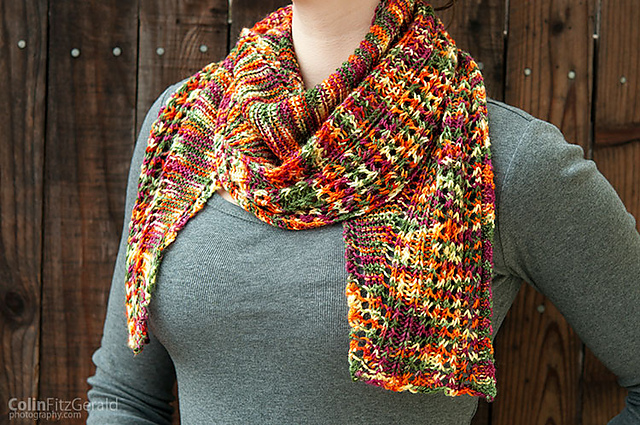 Ravelry: Any Yarn Scarf pattern by L Abinante