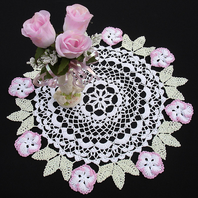 Ravelry: Floral Rice Doily pattern by Ferosa Harold