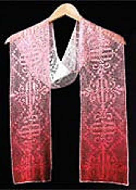 Ravelry: Shades of Roses Painted Scarf pattern by Ferosa Harold