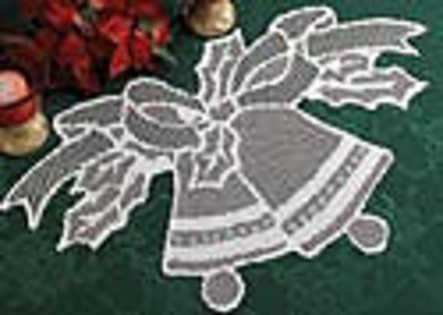 Ravelry: Filet Bells Centerpiece pattern by Ferosa Harold