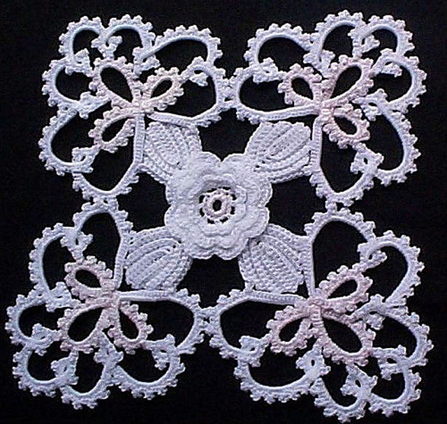 Ravelry: Corded Square Doily pattern by Ferosa Harold