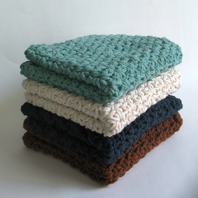 Ravelry: 4 Washcloths pattern by Sarah Lora