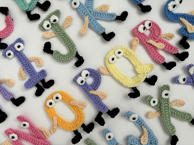 Ravelry: Alphabet Pals pattern by Fiona Wilkinson