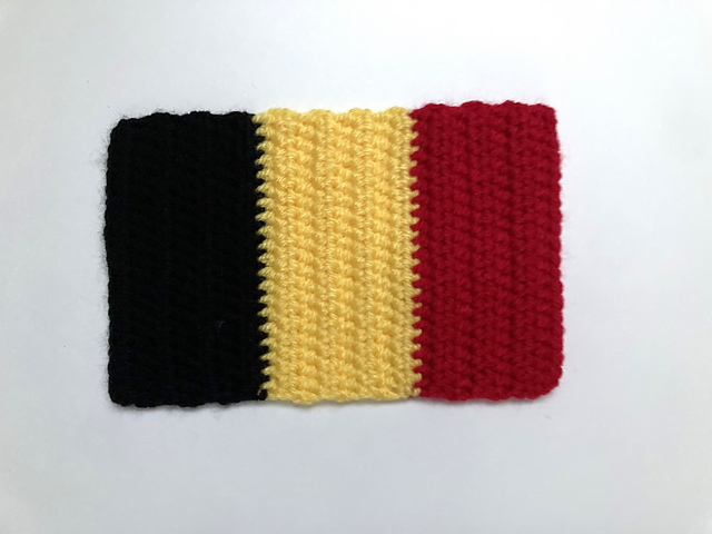 Ravelry: Belgium Flag pattern by Fiona Wilkinson