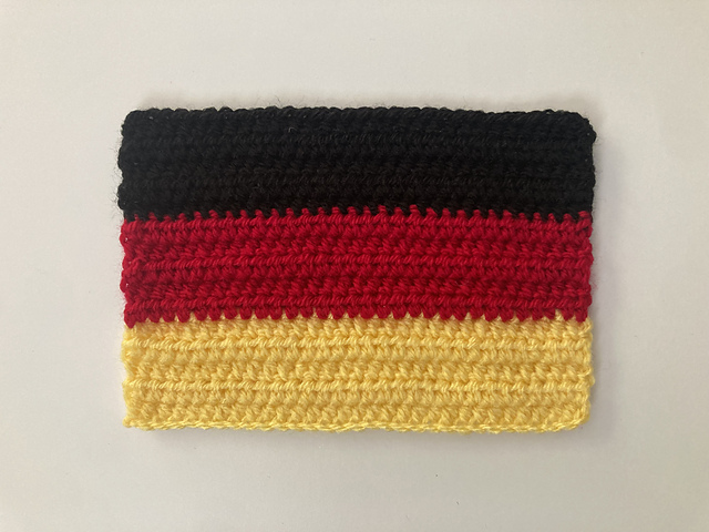 Ravelry: German Flag pattern by Fiona Wilkinson