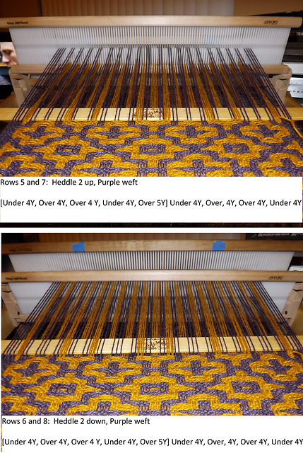 Ravelry: fiametta's Deflected double weave on a rigid heddle loom