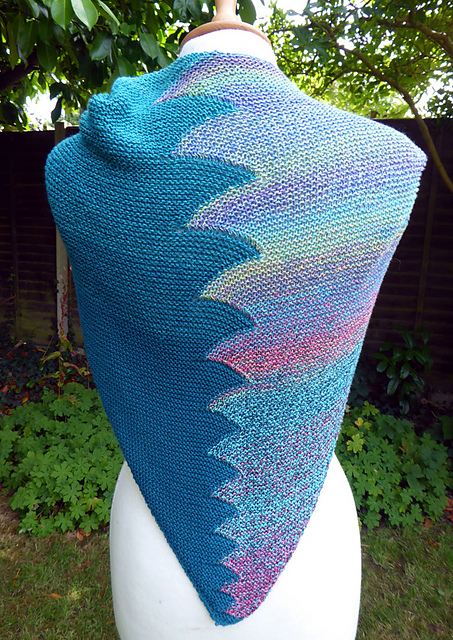 Ravelry: Wave on Wave Shawl pattern by Fiona Morris