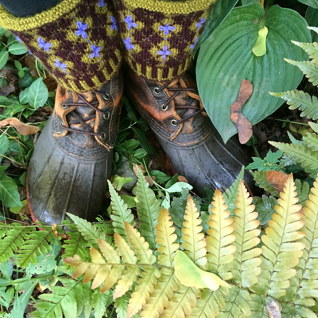 Ravelry: Fair Isle Fling Boot-Toppers pattern by Lynn Nilges