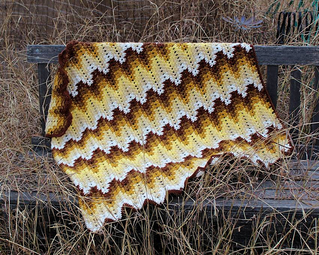 Ravelry: Grandma Spiked My Ripple Blanket pattern by Darlisa Riggs