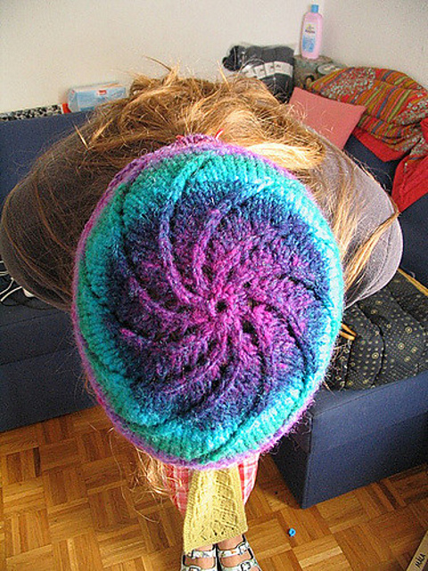 Ravelry: Noro spiral one-skein hat pattern by Manuèle Ducret