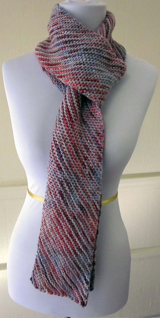 Ravelry: Plus and Minus Scarf pattern by Firefly Fibers