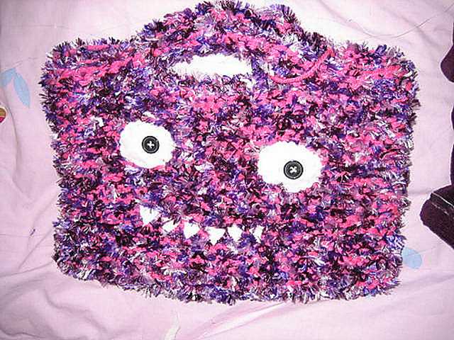 Ravelry: Monster Bag pattern by The Crimson Stitchery