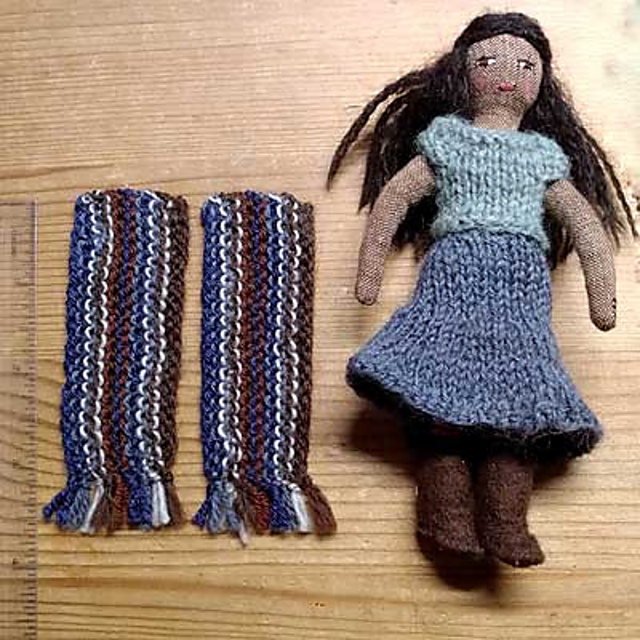 Ravelry: fjorlief's Garter Stitch Poncho for Tiny Rag Dolls
