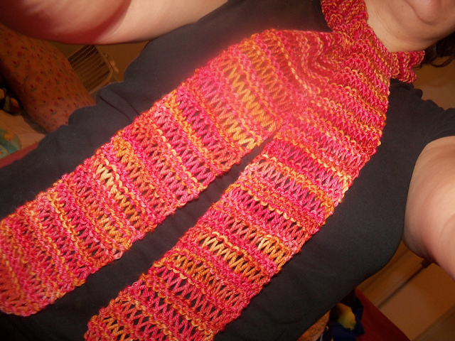 Ravelry: Dropped-Stitch Scarf pattern by Jennifer Wenger, Carol Abrams ...