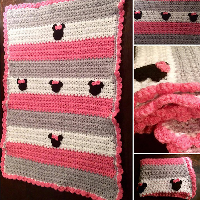Ravelry: Chunky Minnie Mouse Afghan pattern by Flo's Crafty Crochet