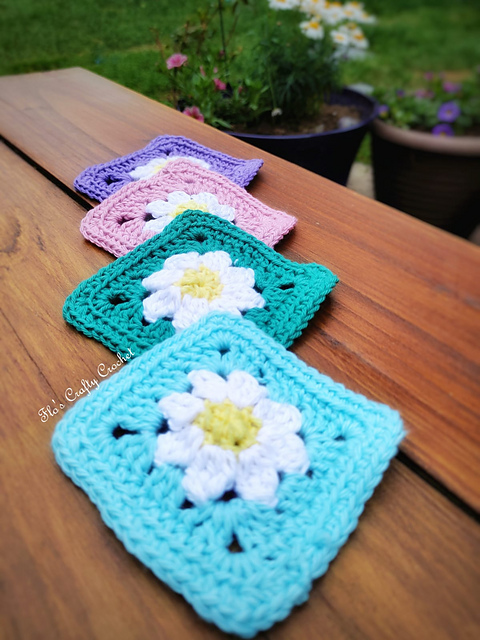 Ravelry: Summer Flower Coasters pattern by Flo's Crafty Crochet