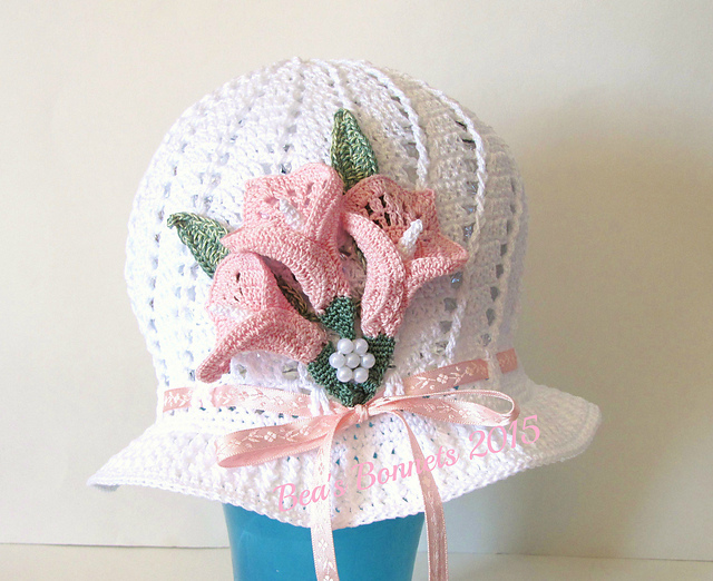 Ravelry: Spring Bonnet/Brimmed Hat pattern by Bea's Bonnets Crochet ...