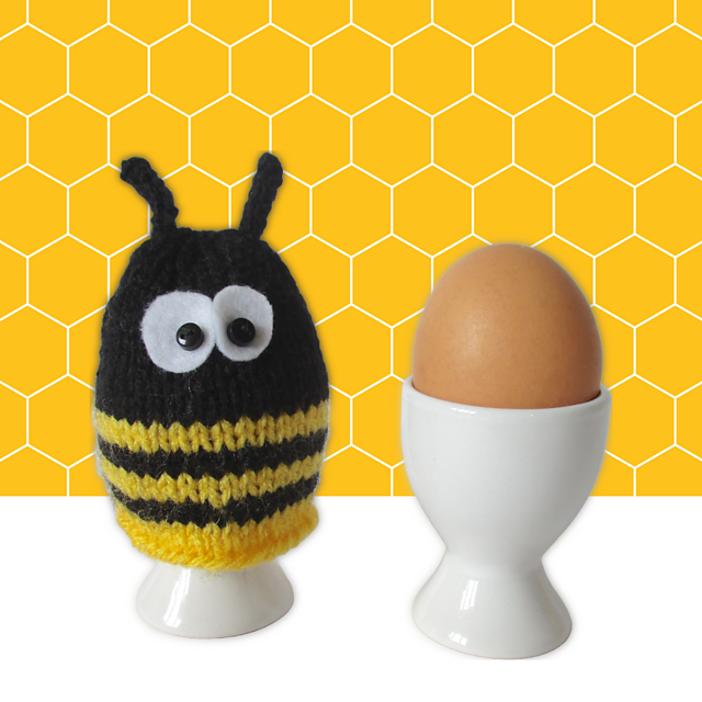 Ravelry: Bumble Bee Egg Cosy pattern by Amanda Berry