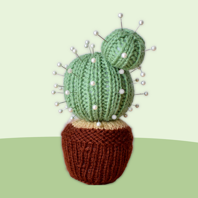 Ravelry: Cactus Pincushion pattern by Amanda Berry