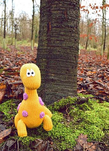 Ravelry: Bruno the Brontosaurus pattern by Amanda Berry