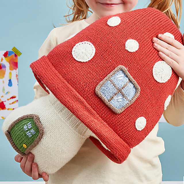 Ravelry: Toadstool Cushion pattern by Amanda Berry