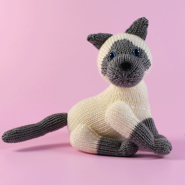 Ravelry: WoolCats Siamese pattern by Amanda Berry