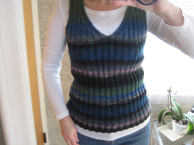 Ravelry: Ribbed Vest pattern by Jane Ellison