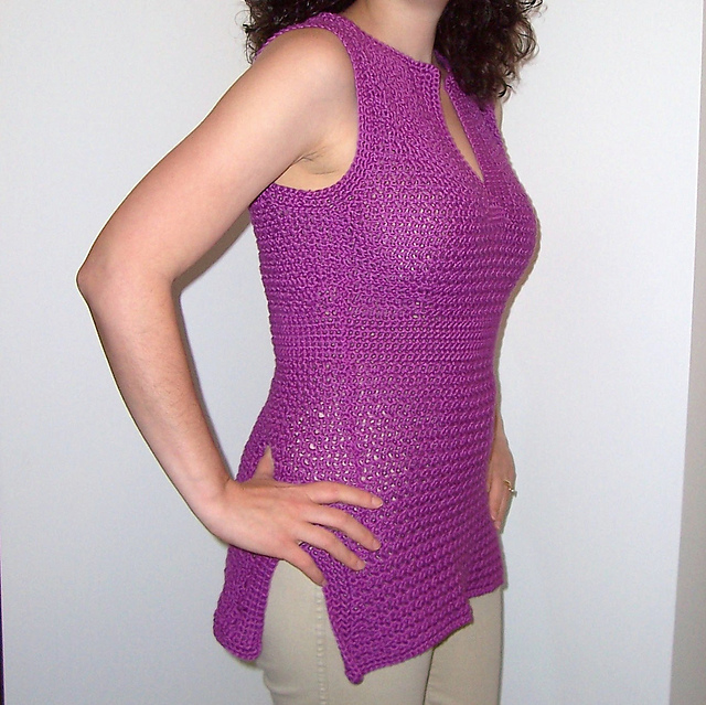Ravelry: Crochet Tunic Top pattern by Fernanda Laukaitis