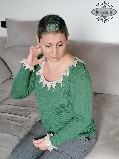 Ravelry: follipassioni's Medieval ruffle blouse Test
