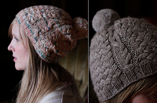 Ravelry: forestandfiber2's Woven Tile Hat