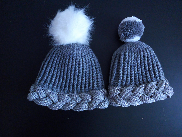 Ravelry: Frosty Braided Beanie pattern by Susanna Biaye