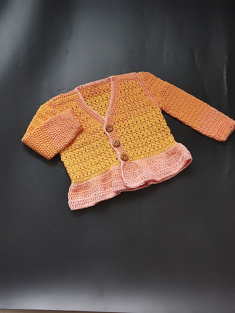 Ravelry: Lilian Kid's Flared Cardigan pattern by Susanna Biaye