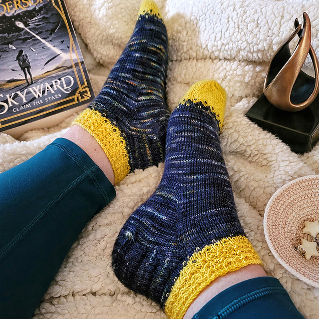 Ravelry: Doomslug Socks pattern by Laura Fox