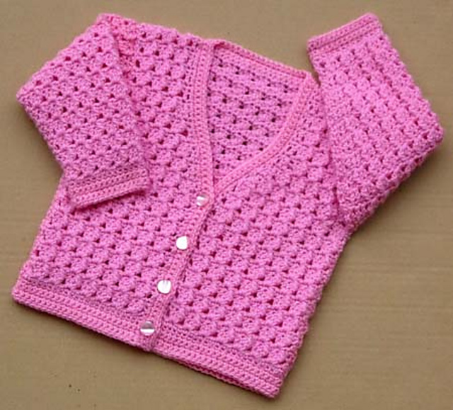 Ravelry: Childs Lacey Cardigan No.192 pattern by Kay Jones