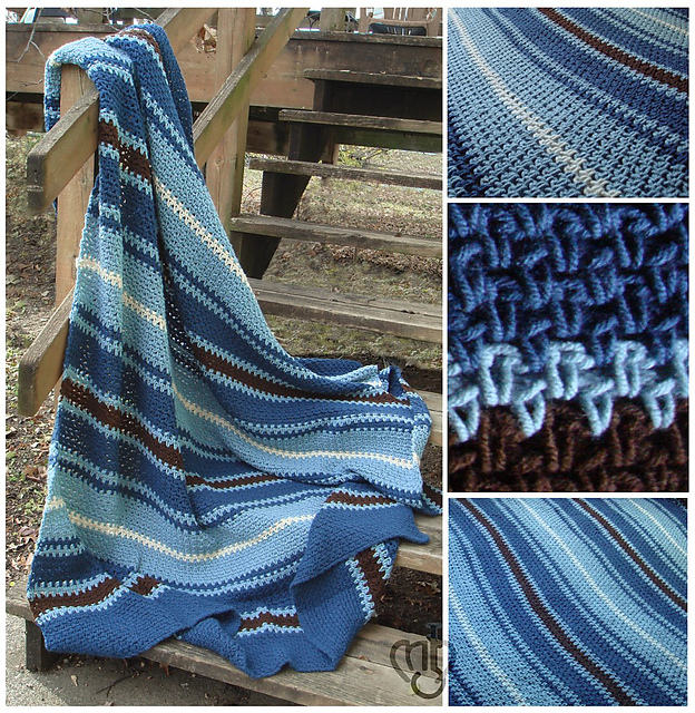 Ravelry: Cape Cod Stripes pattern by Mich Hooker