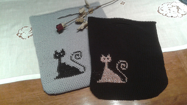 Ravelry: Cat Bag basic pattern by Francesca R.