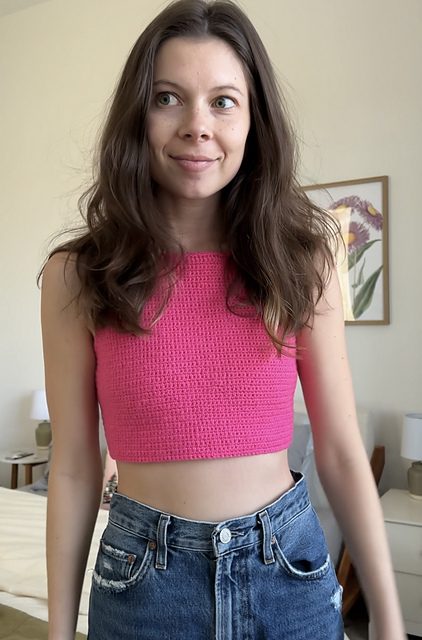 Ravelry: Halter Crossback Top pattern by Francesca Elizabeth