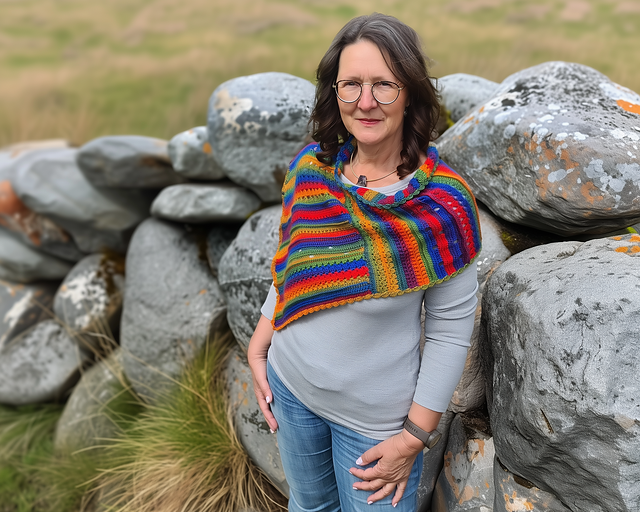 Ravelry: Schulterwärmer "MusterWechsel" pattern by frau hohmann