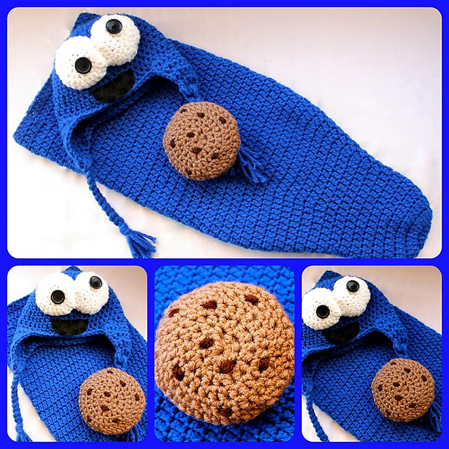 Ravelry: Cookie Monster Photo Prop pattern by Sweet Southern Stitches