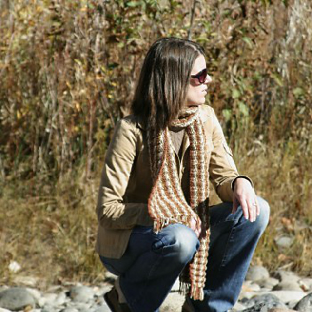 Ravelry: Make No Mistake Scarf (knit version) pattern by Jeanne Giles
