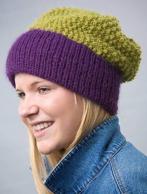 Ravelry: Thistle Slouchy Hat pattern by Wendy Fregerio