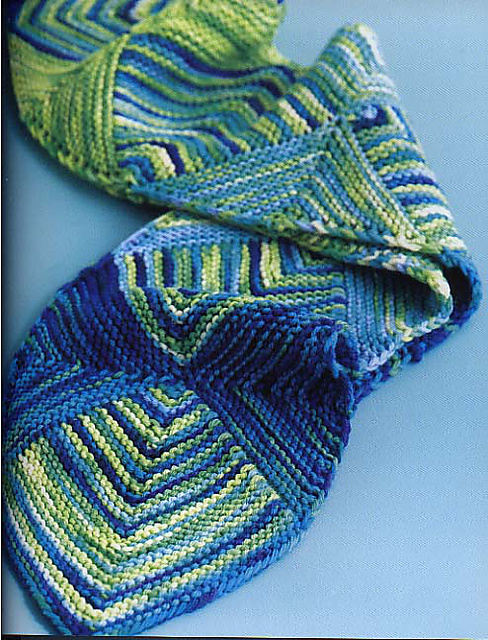 Ravelry: Mitered Scarf pattern by Amy Polcyn