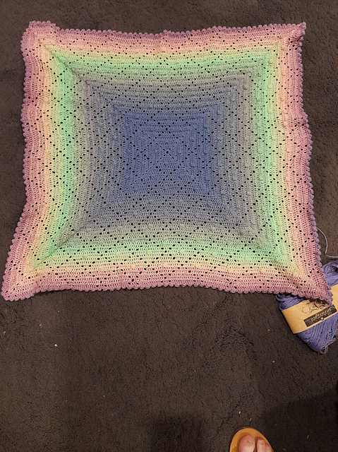 Ravelry: Bakewell Corner Climbing Blanket pattern by Fiona Trapani