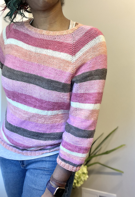 Ravelry: That Basic Raglan Pullover (Lite) pattern by Jessica Antonio